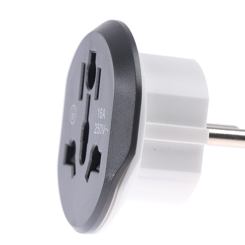 16A Euro converter Plug 2 Round Pin Socket AU US U... – Grandado