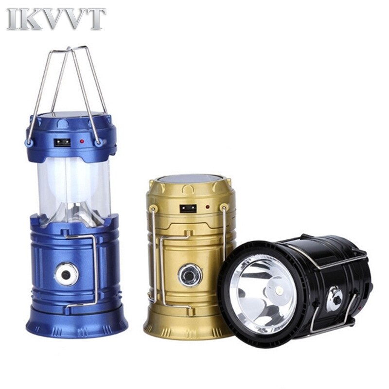 Solar Powered Collapsible Portable Lantern Recharg... – Grandado