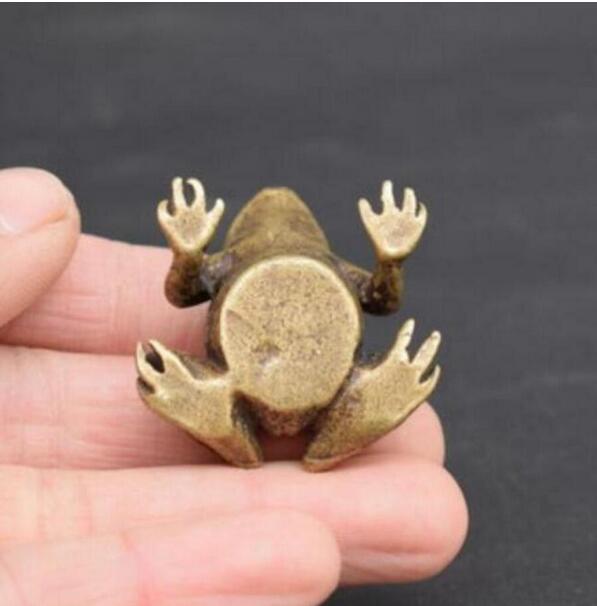Copper Statue collection archaize brass frog Small... – Grandado