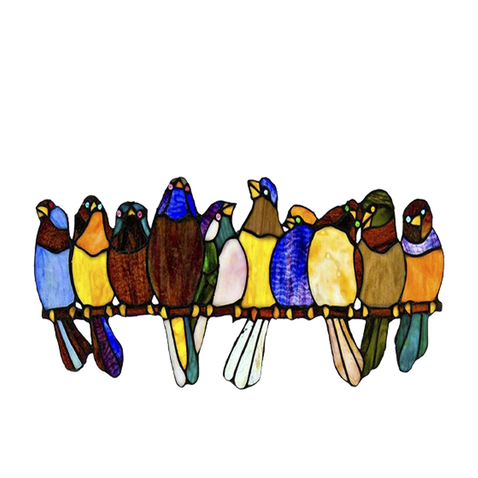 Pegatinas Kawaii de pájaro Multicolor para pared d... – Grandado