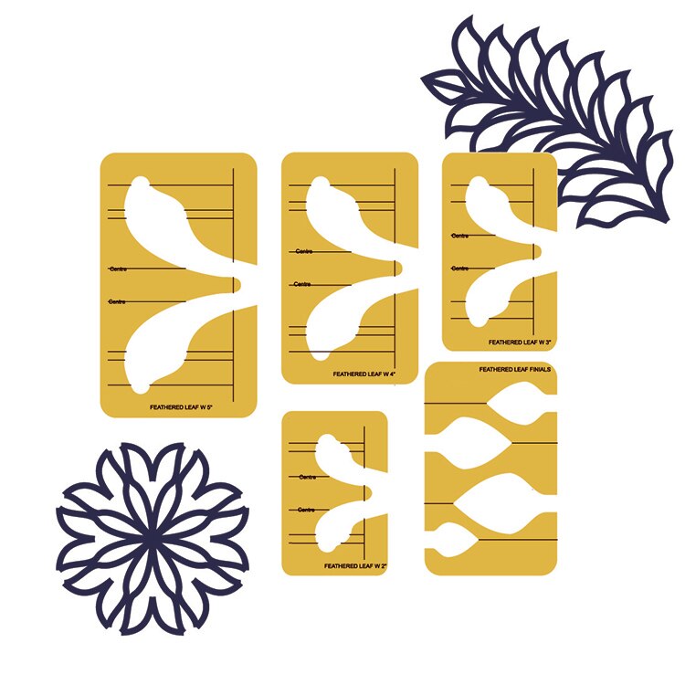 4 stk/sett vakre border multifunksjonsplagg patchw... – Grandado