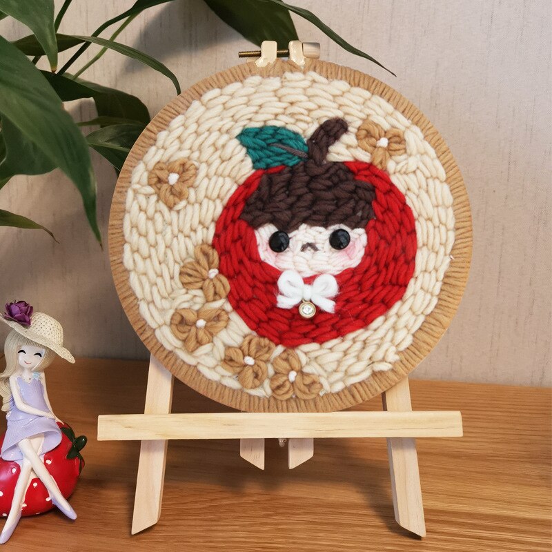 Punch Needle Cross Stitch DIY Cartoon Easy Punch N... – Grandado