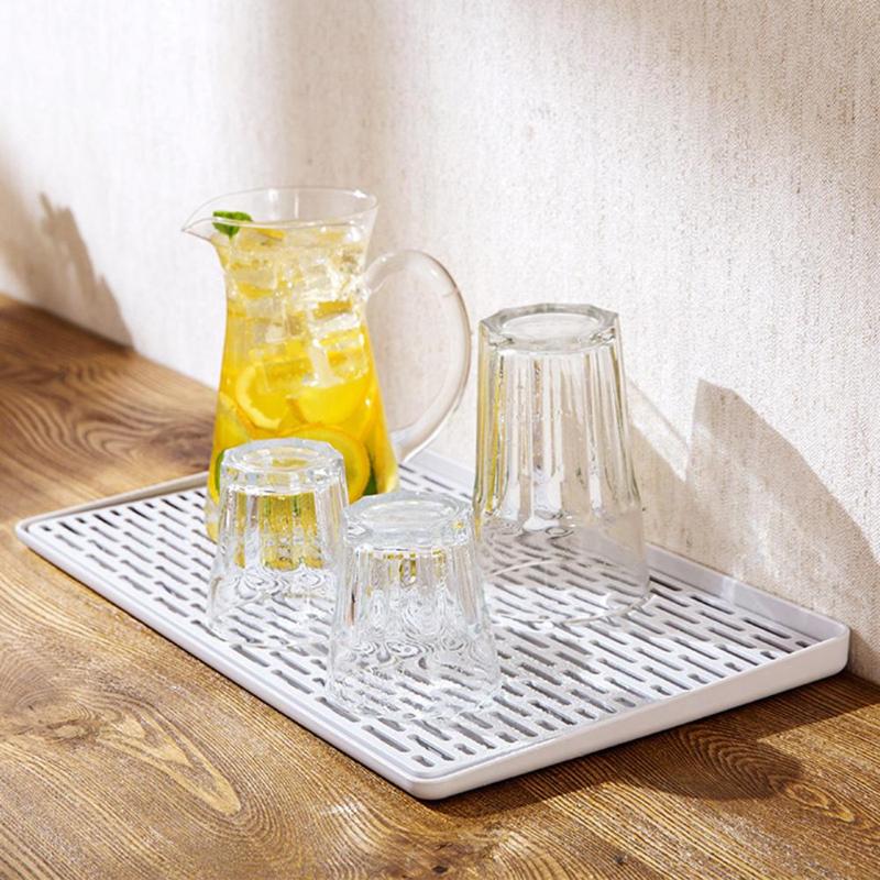 Plastic Double Layer Dish Vegetable Water Tray Dra... – Vicedeal