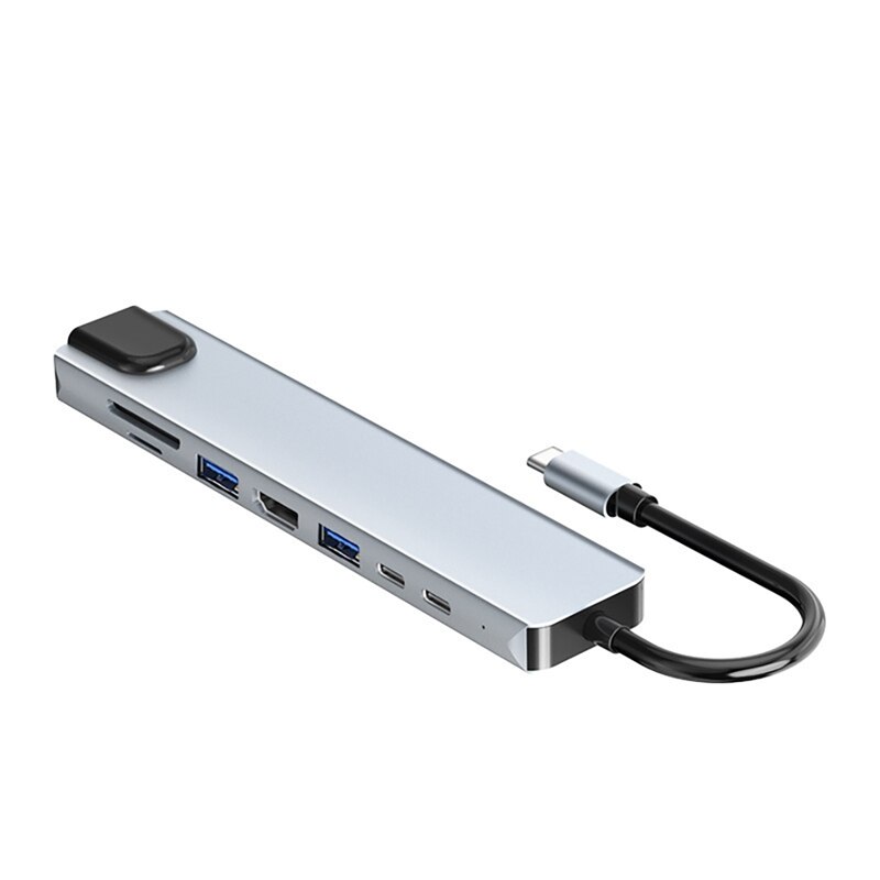 Multifunction HUB 8 in 1 Type-C Hub for Laptop HUB... – Grandado