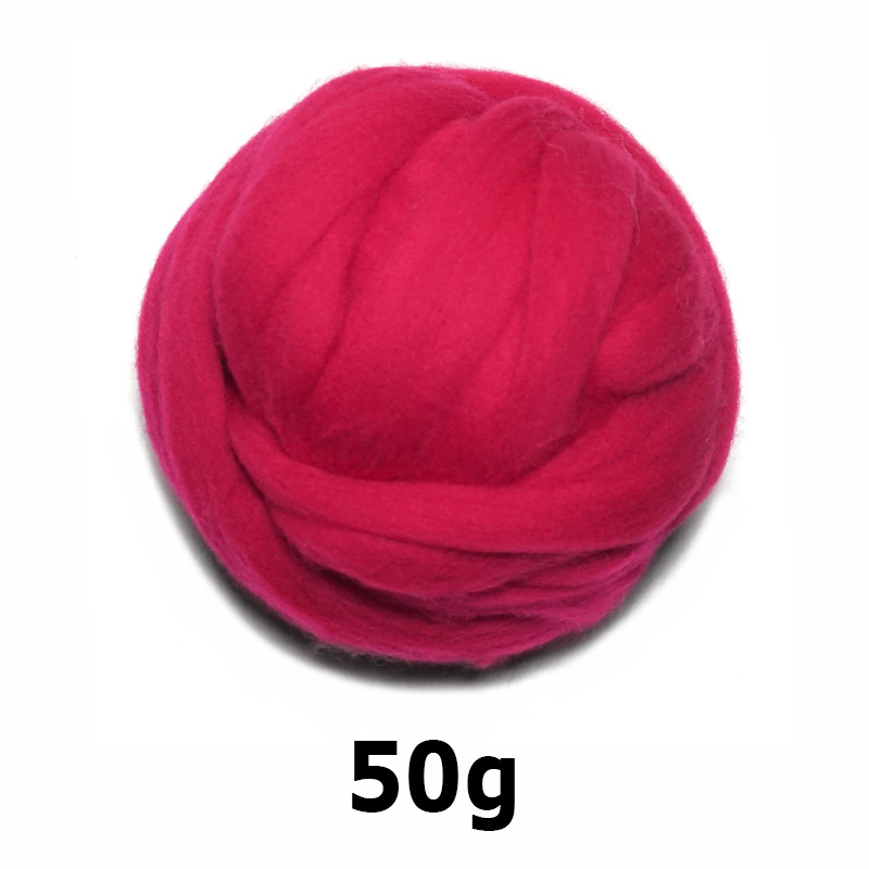 Freies handmade Wolle Filz für filzen 50g Tiefe ro... – Vicedeal