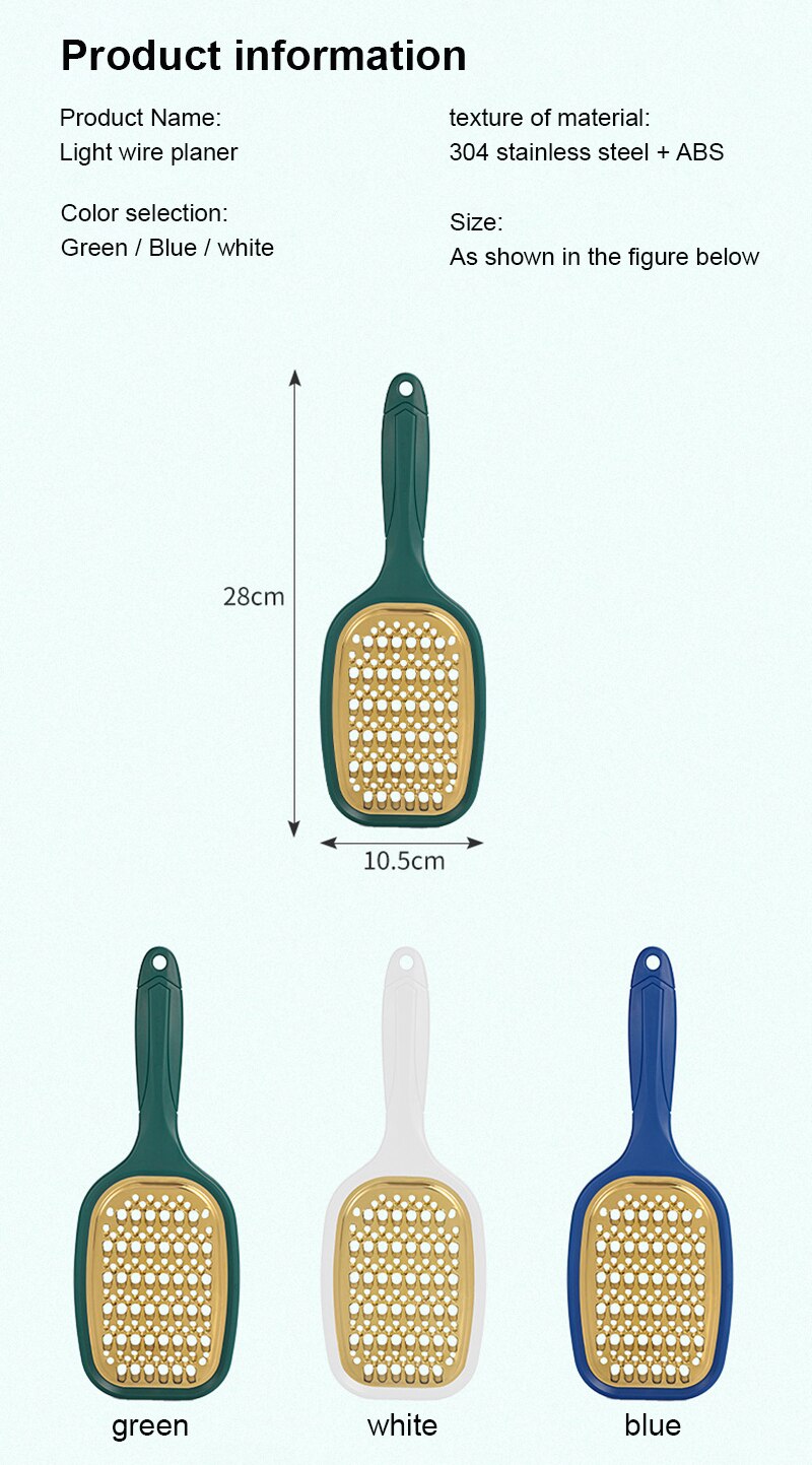 Kitchen Grater Multifunctional Stainless Steel Sli... – Vicedeal