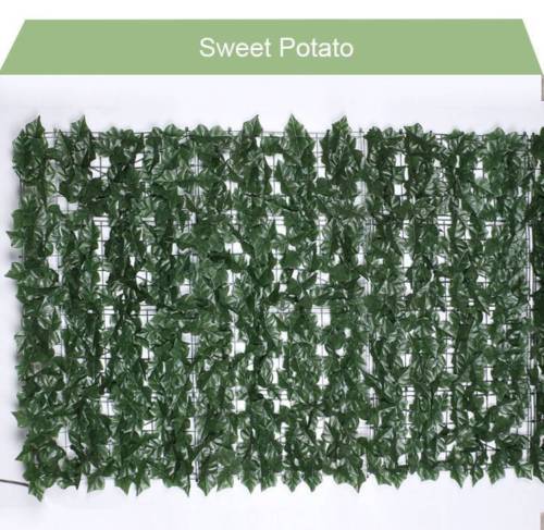Newly 1*3m Artificial Ivy Leaf Hedge Panels Screen... – Grandado