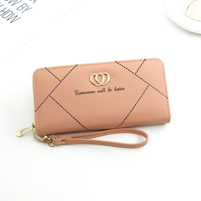 ladies wallet, coin purse, clutch bag, long zipper... – Grandado