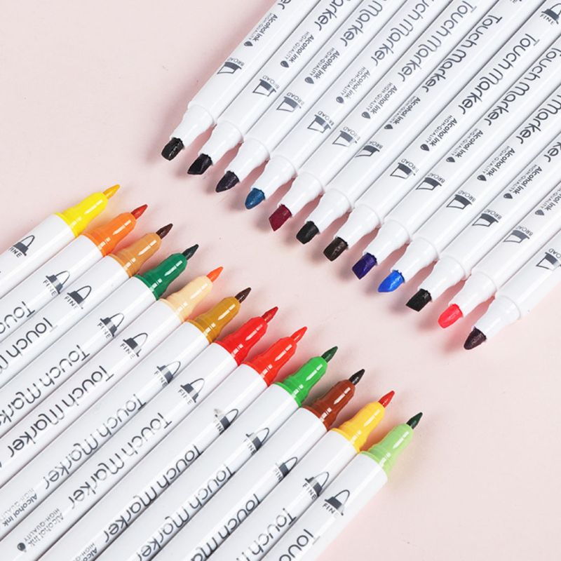 12/18/24/36/48 Colors Double Head Marker Pen Set f... – Vicedeal