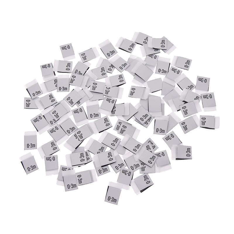 100pcs/Lot Baby Clothing Size Labels DIY Sewing Ga... – Grandado