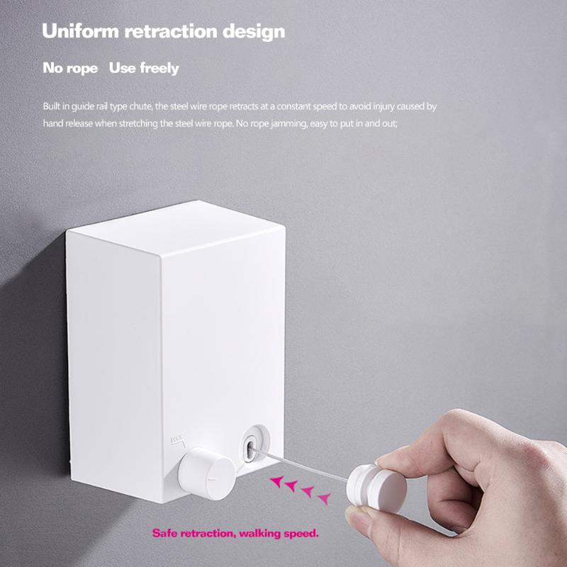 Indoor Outdoor Invisible Retractable Laundry Cloth... – Vicedeal