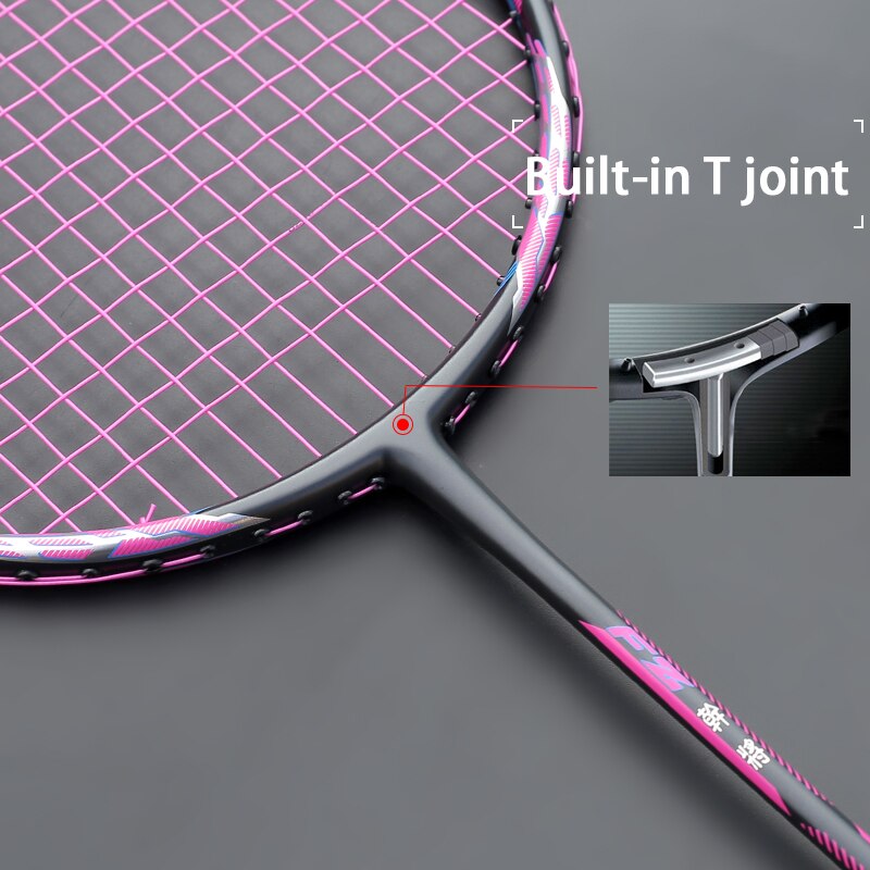 Offensive Type 4U 84g Carbon Fiber Badminton Racke... – Grandado