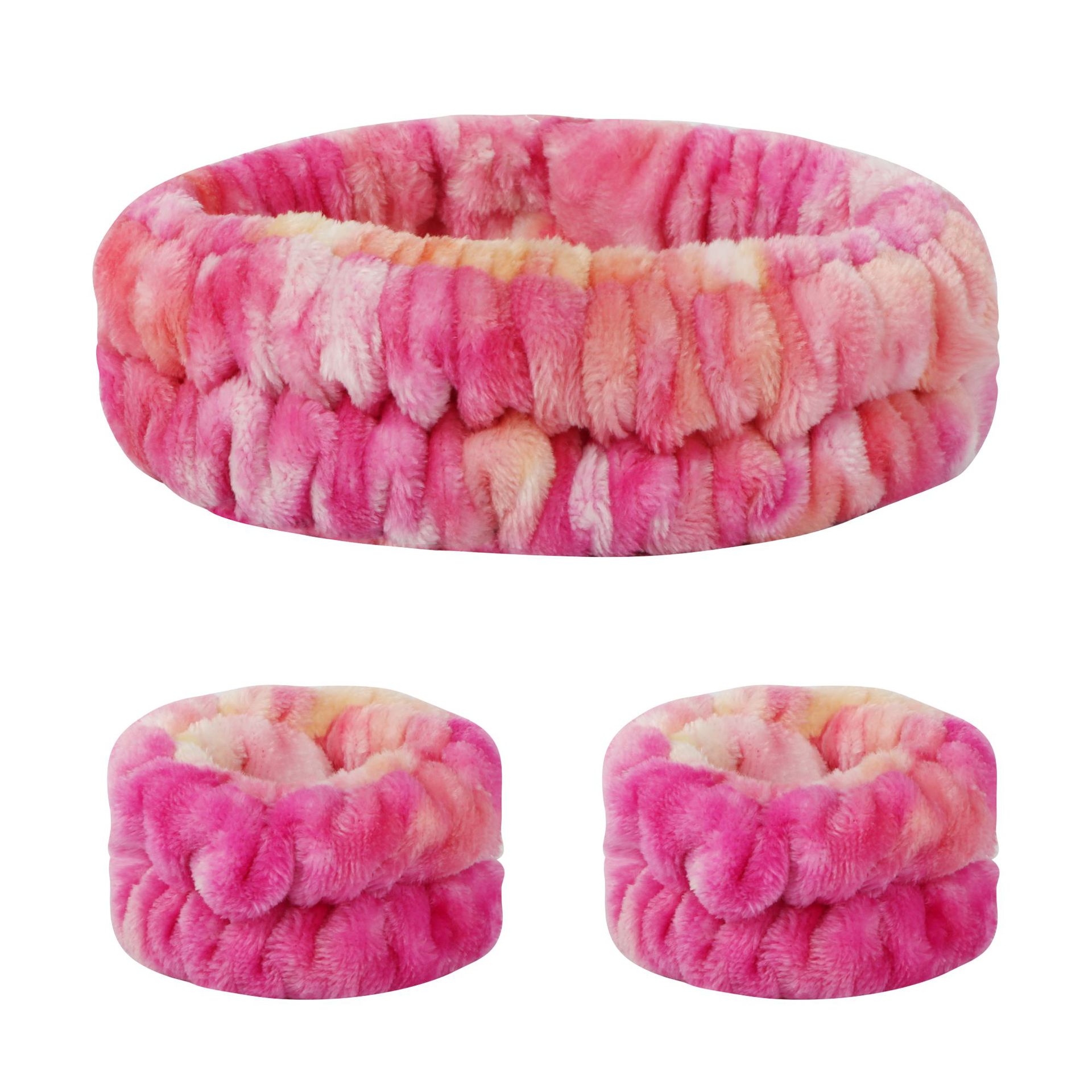 Velvet soft elastic headband face washing and make... – Grandado