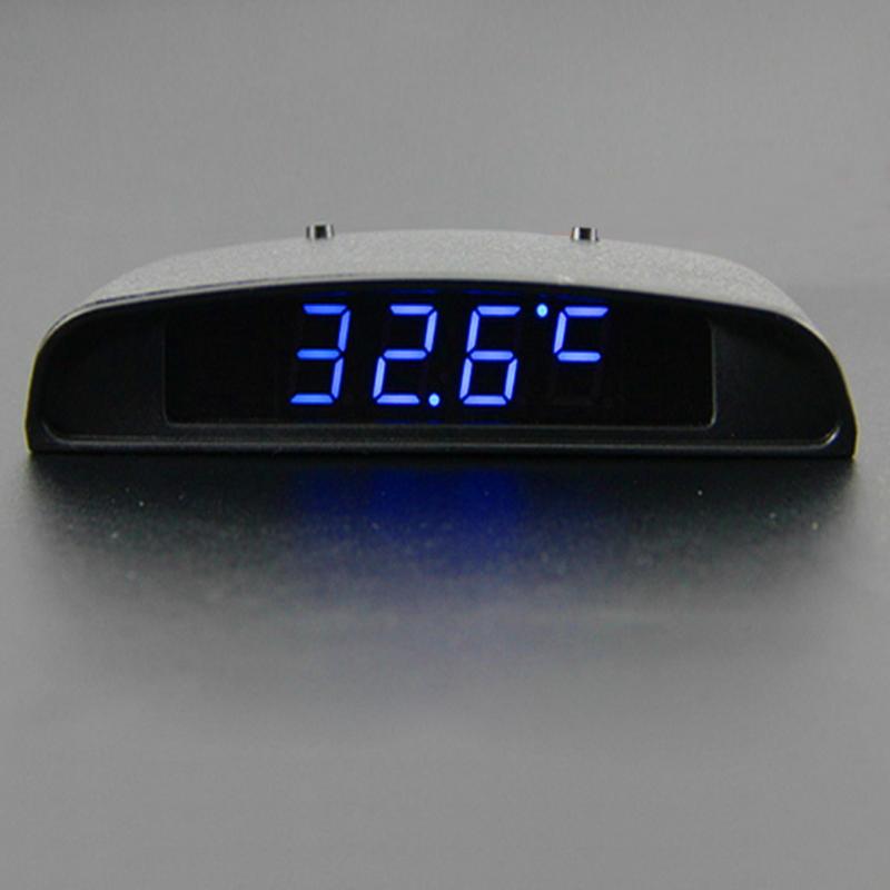 12V Car Interior LCD Digital Clock Auto Thermomete... – Grandado