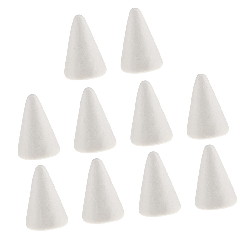 5/10pcs Cone Shape DIY Christmas Tree Styrofoam Fo... – Grandado