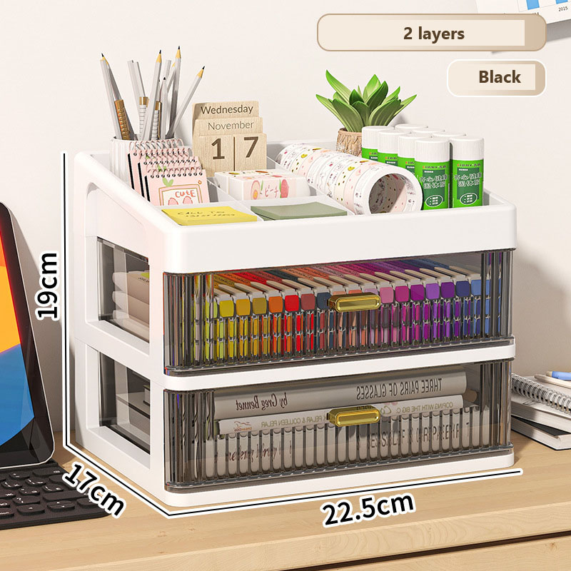 Drawer Storage Desk Organizer Stationery Transpare... – Vicedeal