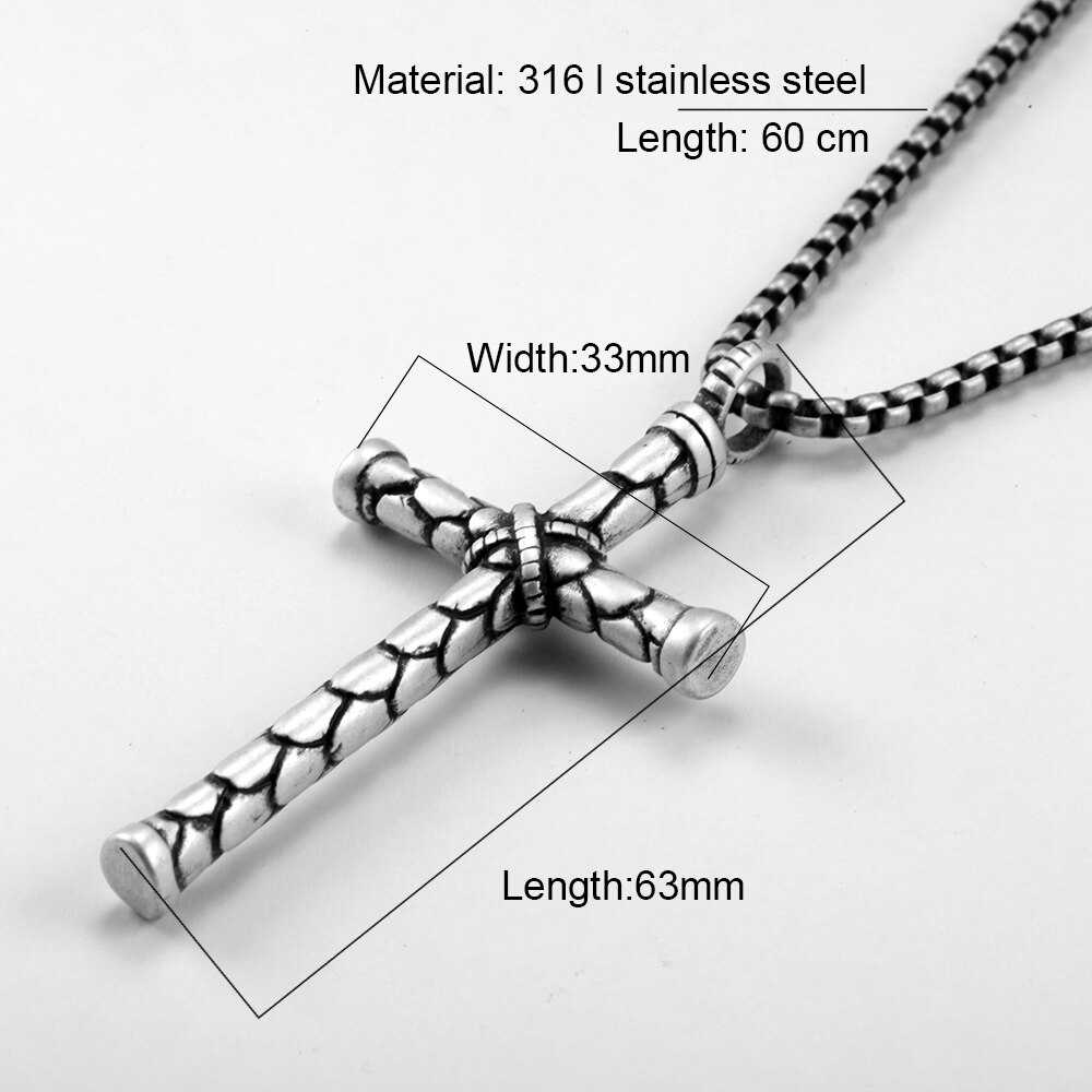 Mannen Ketting 316L Rvs Vintage Ketting Man Oude K... – Vicedeal