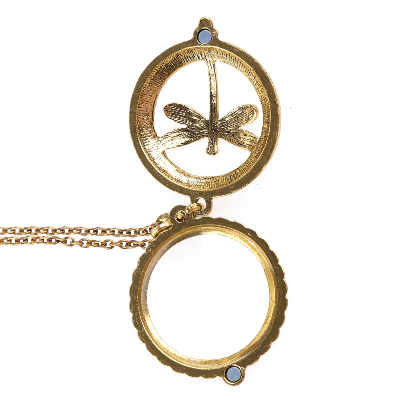 Vintage Chain Magnifying Glass Necklace Pendant Gr... – Grandado