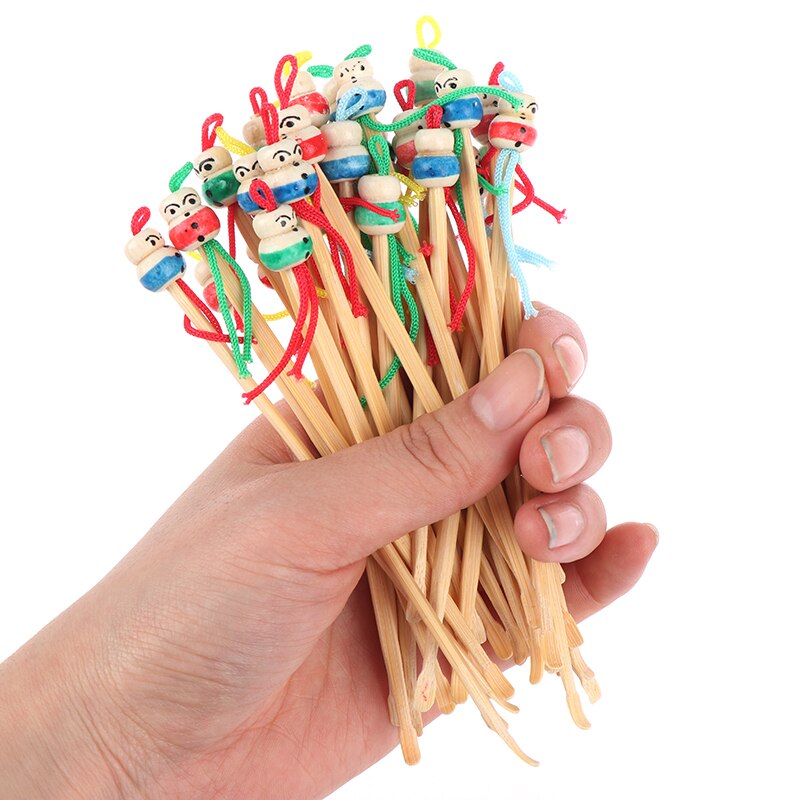 10pcs/lot Wood Bamboo Ear Picks Cartoons Cute Mini... – Vicedeal