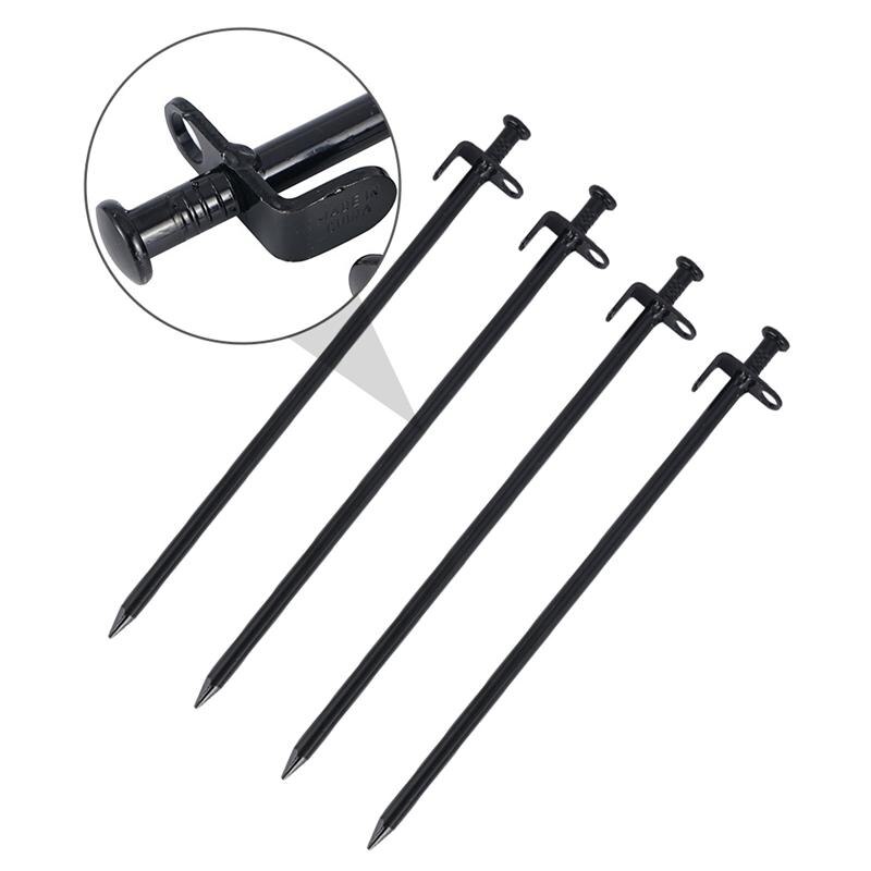 4pcs 30CM Steel Tent Fixed Stakes Snow Ground Stak... – Grandado