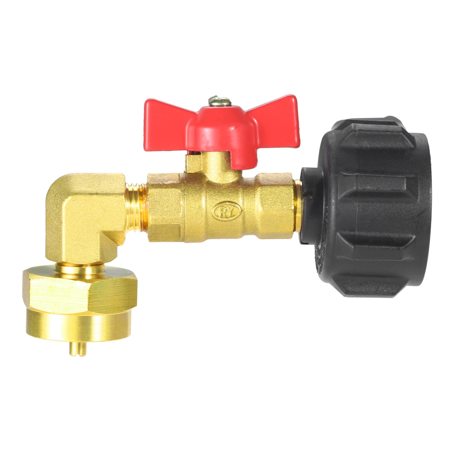 1kit QCC1 Propane Refill Elbow Adapter Brass Regul... – Grandado
