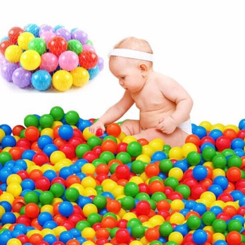 100pcs Secure Baby Kid Pit Toy Swim Fun Colorful S... – Grandado