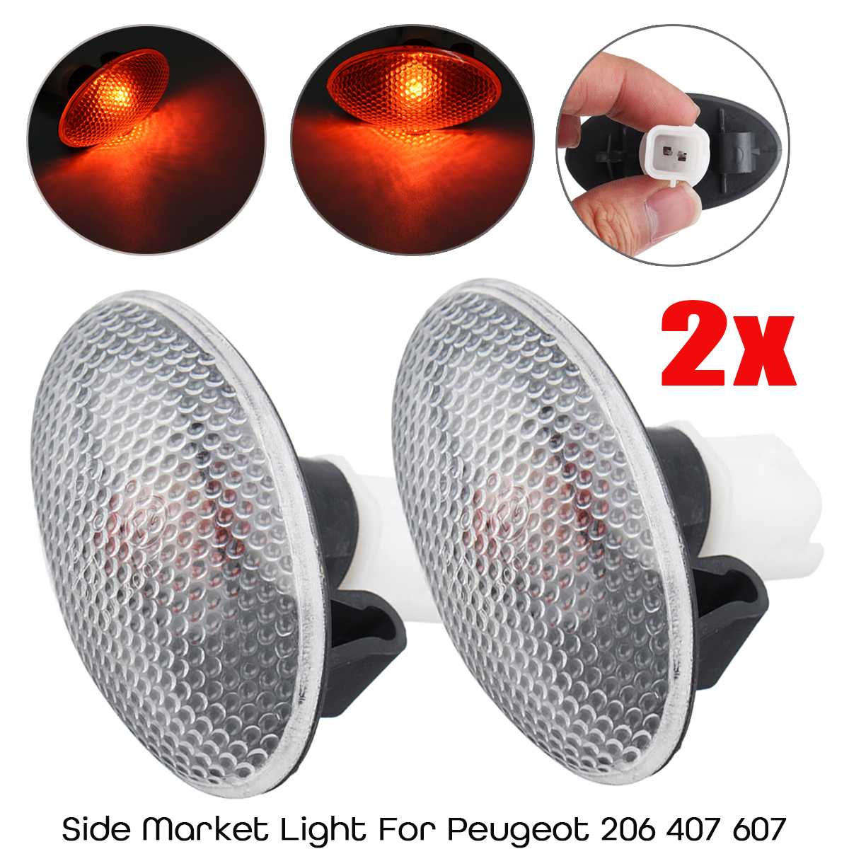 2X 12V 55W Auto Side Marker Indicator Gloeilamp Ri... – Grandado