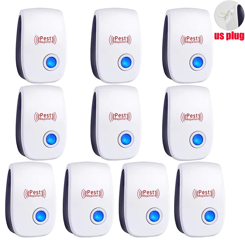 10pcs Ultrasonic Pest Repeller Electronic Insect R... – Grandado