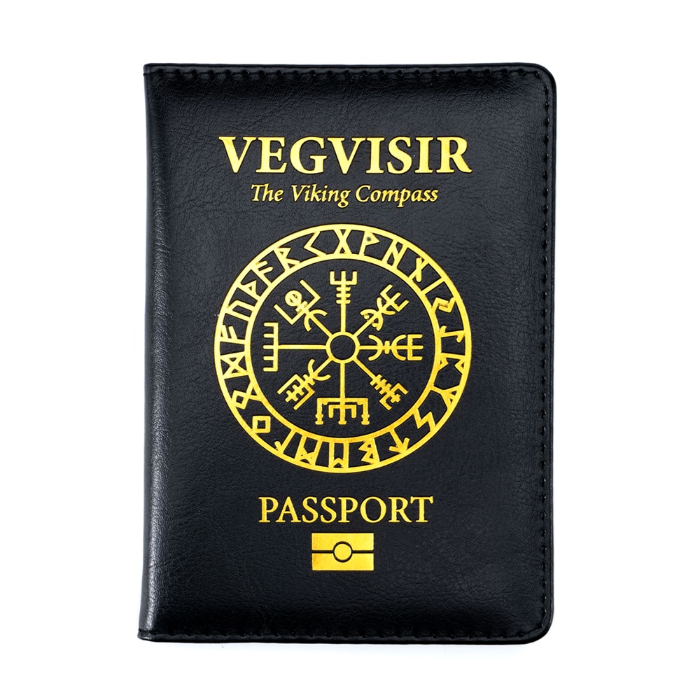 Viking Kompas Vegvisir Paspoort Cover Nordic Paspo... – Grandado