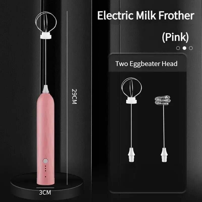 1 PCS Electric Milk Frother Portable Egg Beater US... – Grandado