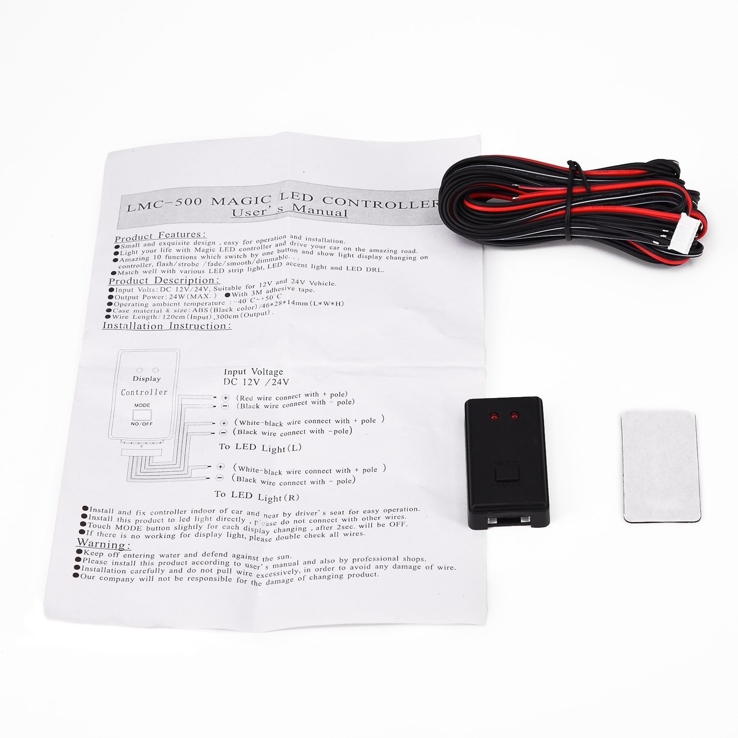 Universal- 12V Auto LED DRL Blitz Strobe Regler Ka... – Grandado