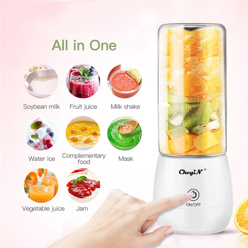 Portable Blender Mixer Powerful Fruit Juicer 380ml... – Grandado