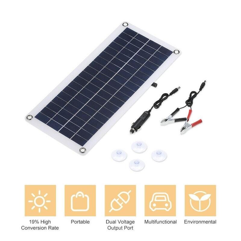 20W Zonnepaneel Dual Output Usb Solar Opladen 10A/... – Vicedeal