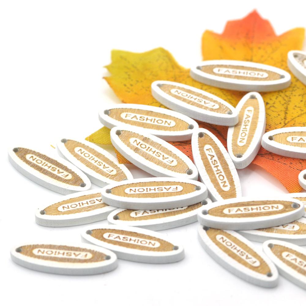 Kalaso 50 stk hvide udskårne træknapper håndlavede... – Grandado