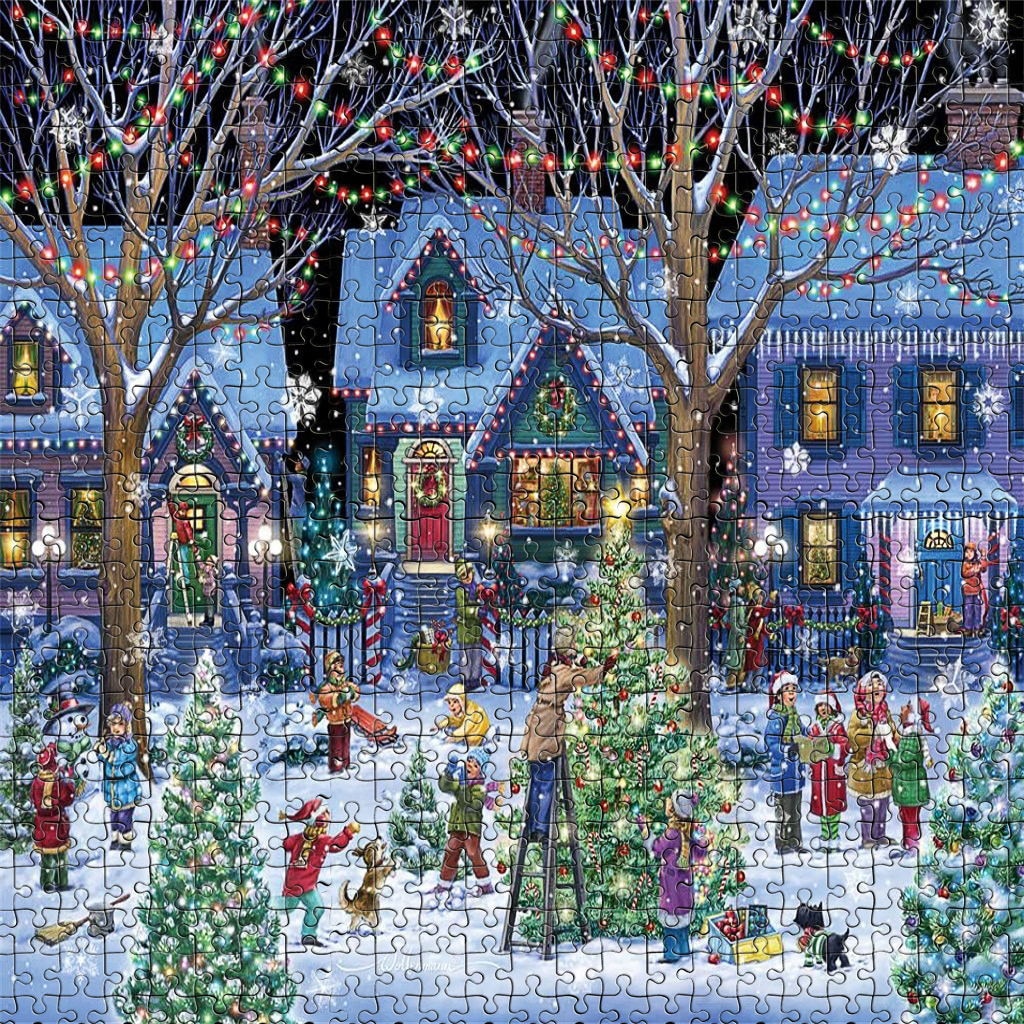 Christmas Theme Jigsaw Puzzles 1000 Piece Puzzle L... – Vicedeal
