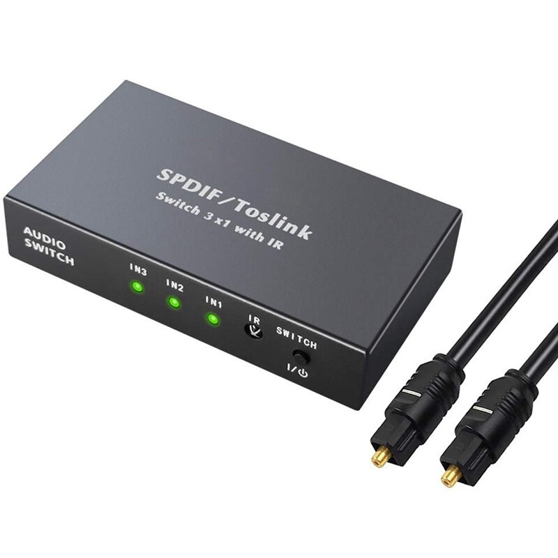 3 Port Optical Switcher Splitter 3 In 1 Out, With ... – Grandado