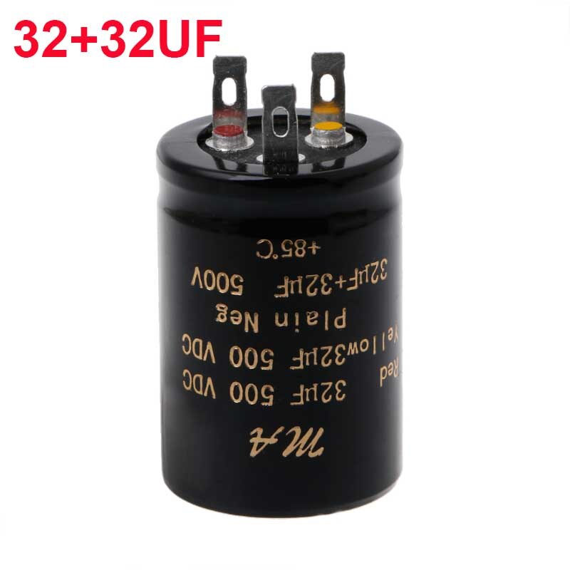 100+100uf,50+50uf,32+32uf,500V Audio Electrolytic ... – Grandado