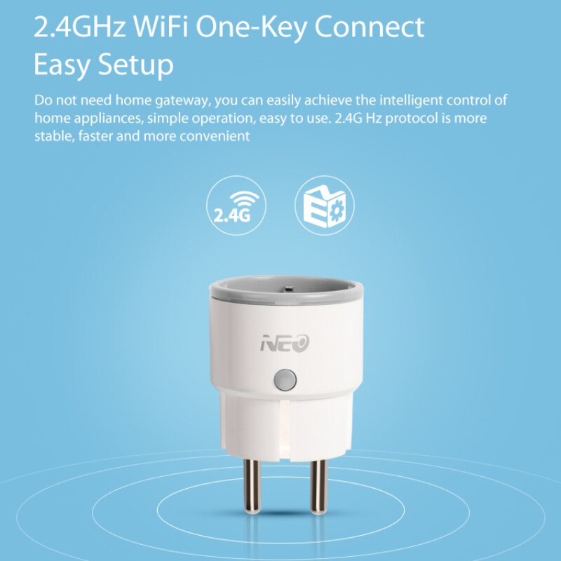Wifi Smart Plug Eu Een Key On/Off Appliancesremote... – Vicedeal