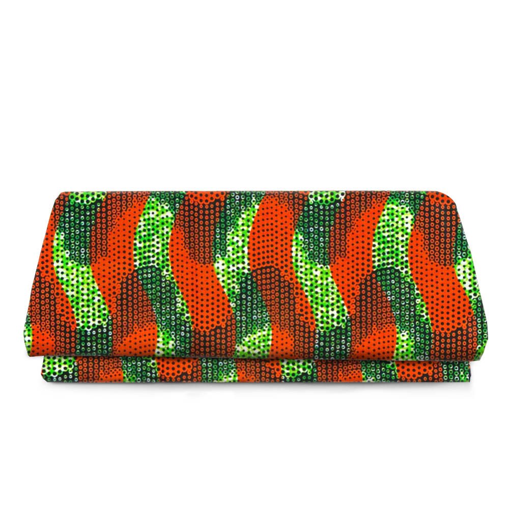 Wax African Fabric Wax Print 100% Cotton Pagne Rea... – Grandado