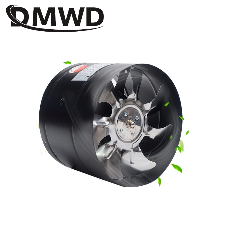 DMWD 8 inch pipe exhaust fan 8" duct ceiling air ventilation fan inline ...