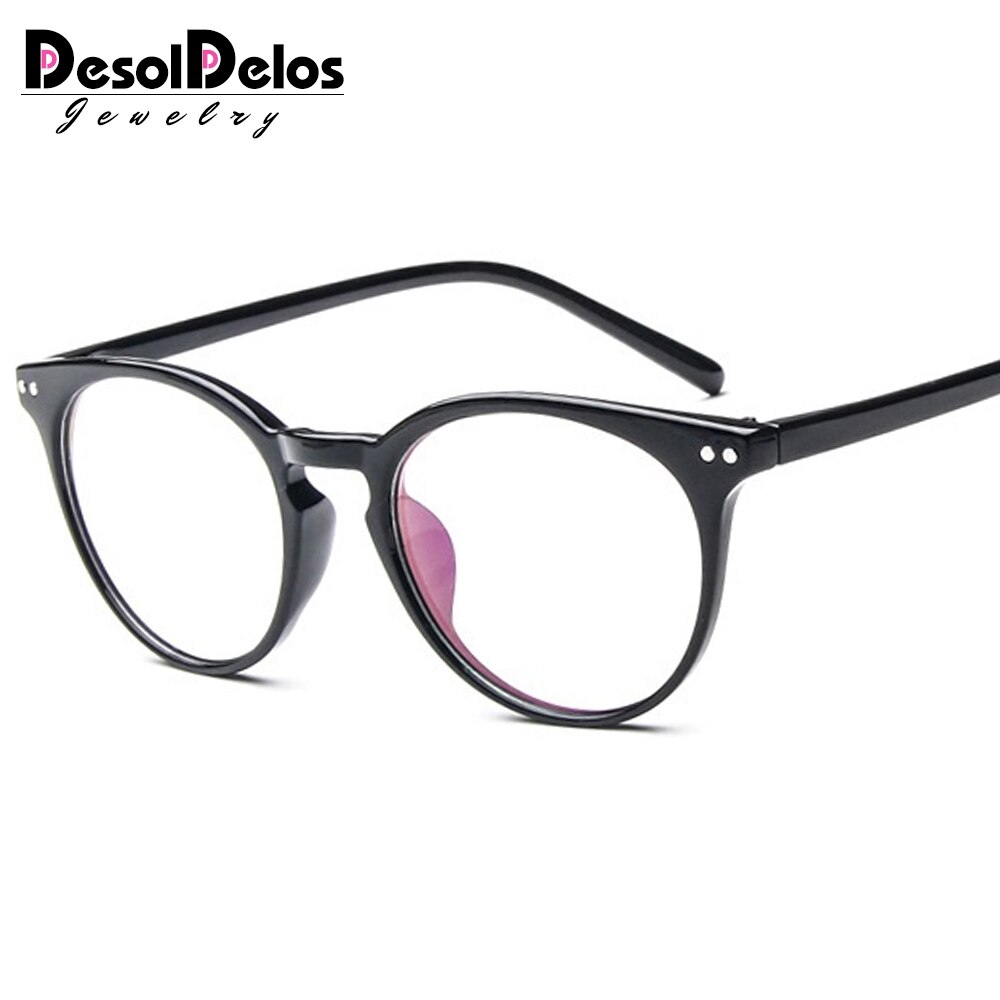 Retro men's glasses frame plain women's eyeglasses... – Grandado