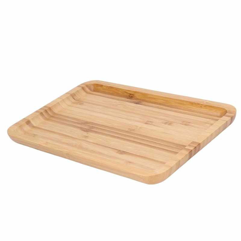 Bamboo Serving Plate Bamboo Tray Rounded Corner fo... – Vicedeal