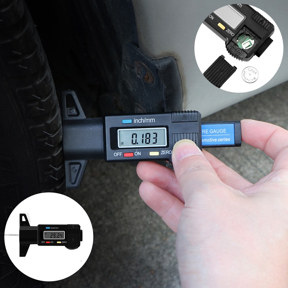 Onever Car testeur de profondeur de pneu numérique... – Grandado