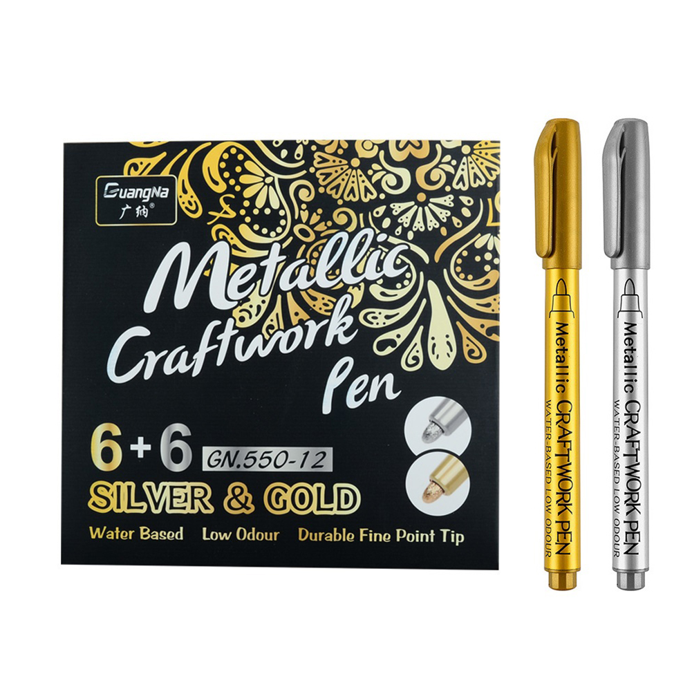 1/12pcs DIY Metallic Waterproof Permanent Paint Ma... – Grandado
