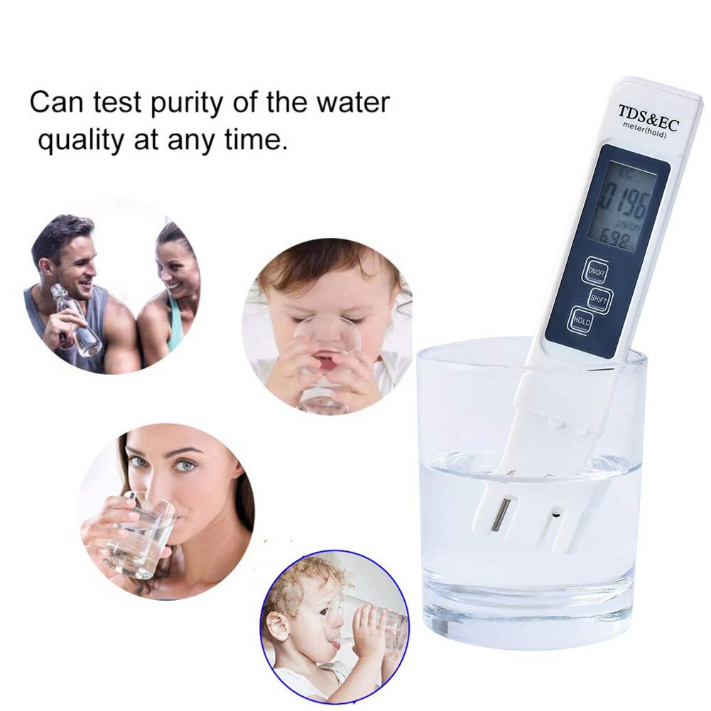 Portable Water Tester EC TDS Meter Digital Water T... – Grandado