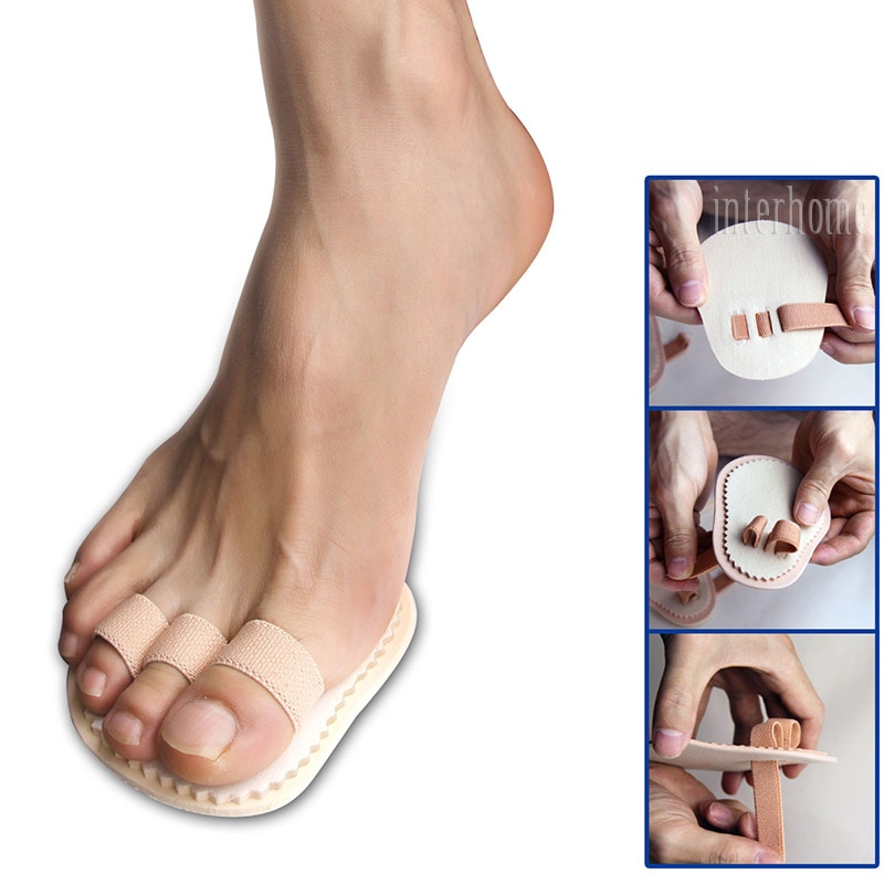 1 Pair Toes Overlap Hammer Toe Correction Pad Soft... – Grandado