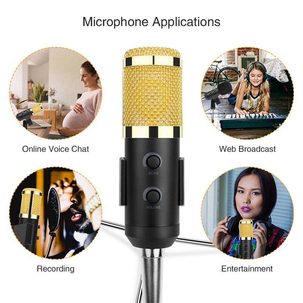 BM900 USB capacitif Microphone Vocal enregistremen... – Grandado