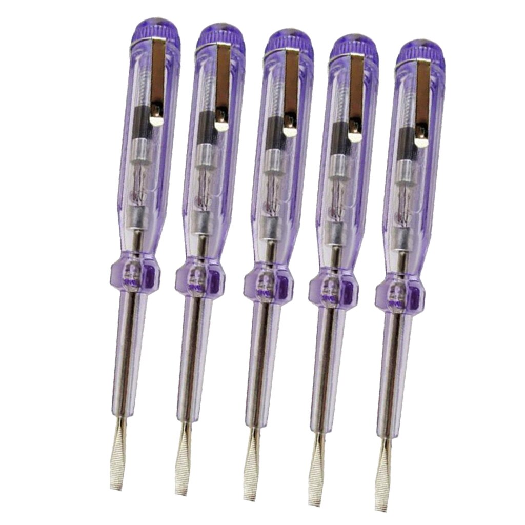 5 Pieces/set Pens Circuit Voltage Screwdriver Elec... – Vicedeal