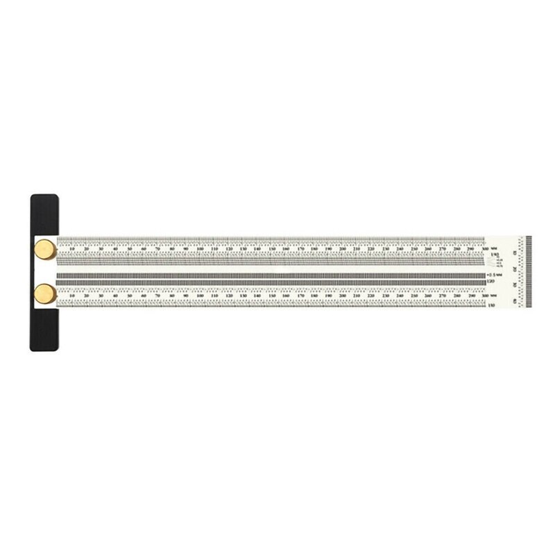Aluminum Alloy Woodworking Marking Square Ruler T-... – Grandado