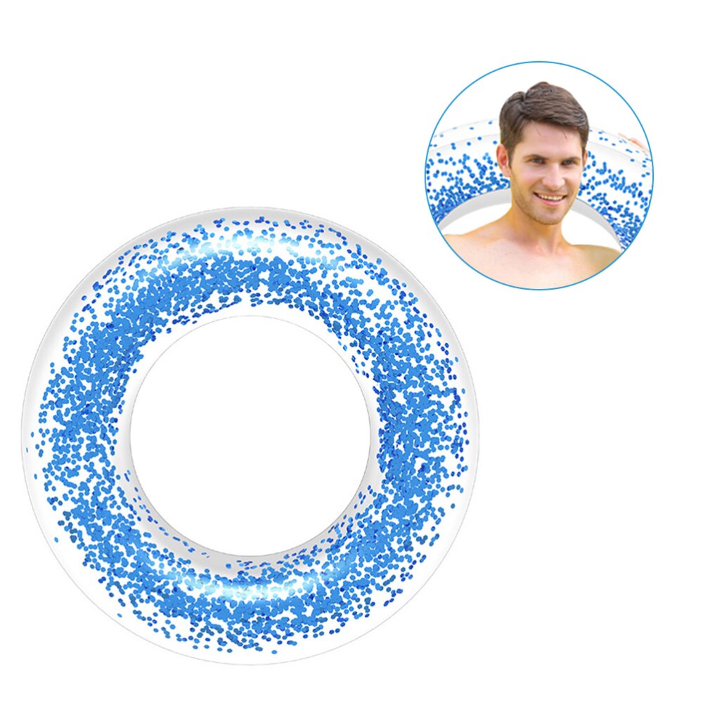 1Pc Feather Decor Inflatable Swim Ring Float Simpl... – Grandado